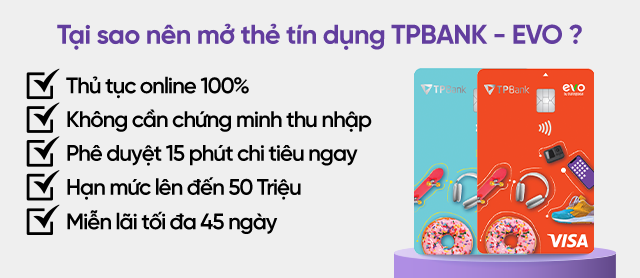 Mở thẻ Evo - Nhận voucher 2 triệu mua iPhone 14 Series tại CellphoneS
