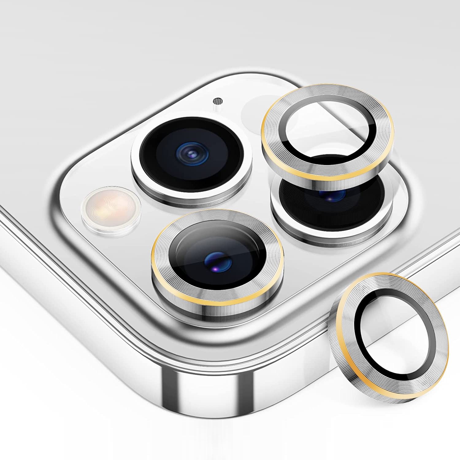 Miếng dán camera iPhone 14 Pro/14 Pro Max Mipow viền màu | Giá rẻ