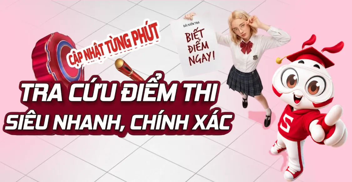 Tra cứu điểm thi THPT 2026 nhanh, chính xác kèm phổ điểm