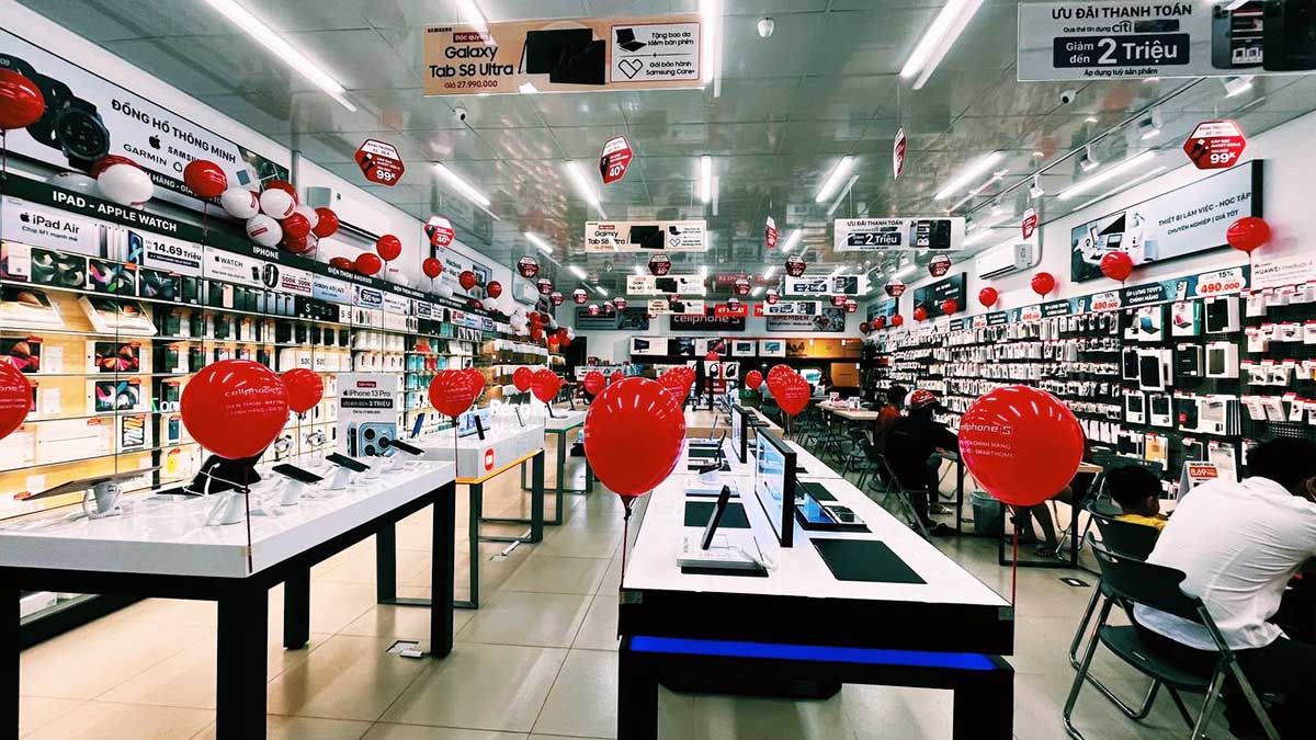 Hệ thống cửa hàng CellphoneS tại Hà Nội